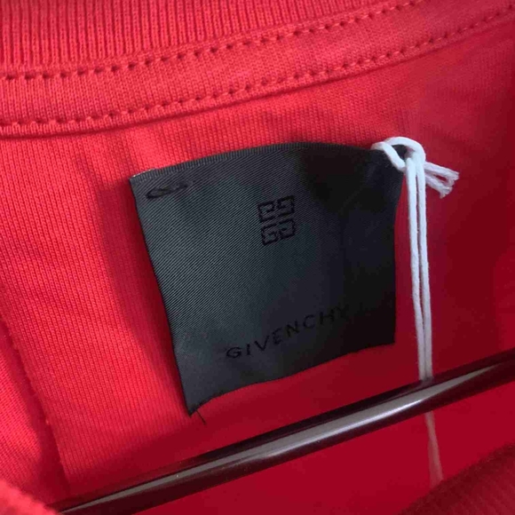 Givenchy | Shirts | Red Short Sleeve Givenchy Tshirt | Poshmark
